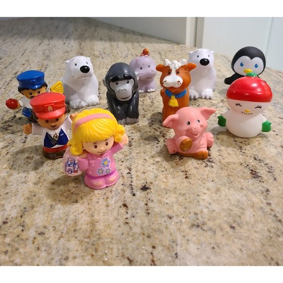 Fisher-Price | Toys | Little People Lot Animals People Fp Ape Hippo ...